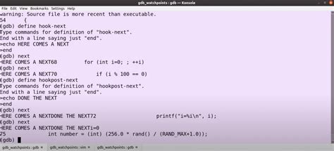 how to use the gdb command hook time travel debugging for c c and