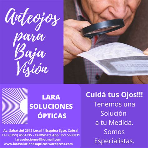 Baja Visión Lara Soluciones Ópticas