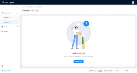 npm ant design vue pro layout skypack