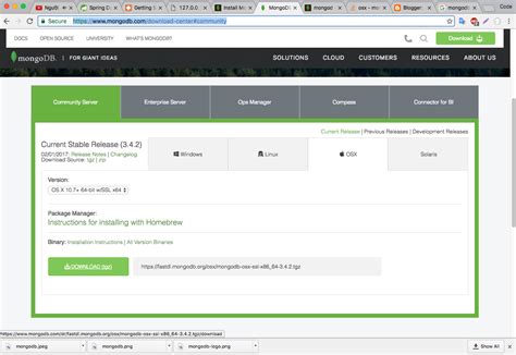 download mongodb for mac