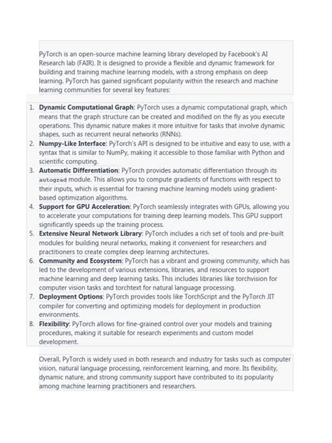 a brief intro to pytorch pdf