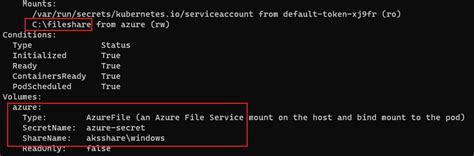 [solved] kubernetes cannot have windows path mounted on azure file