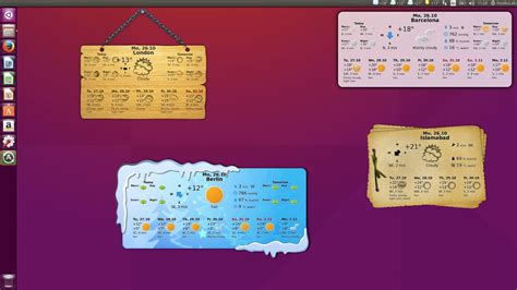 gis weather widget for ubuntu desktop install in ubuntu linux mint