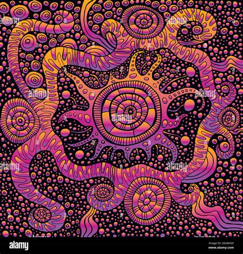 Psychedelic Design Stock Vector Images Alamy