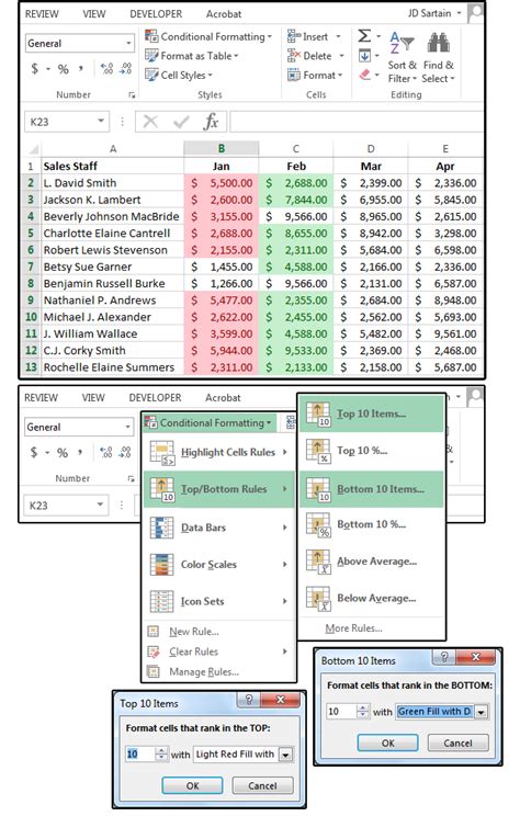 jfn excel and accounting tips how to use microsoft excel s conditional