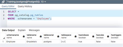 postgres tables how to create and modify tables database management
