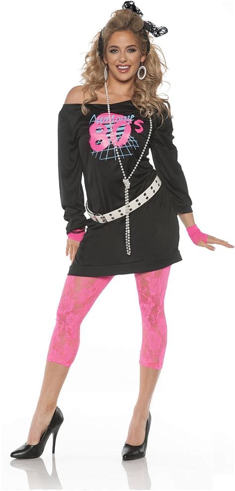 Underwraps Womens Awesome 80s Costume Clothing Shoes