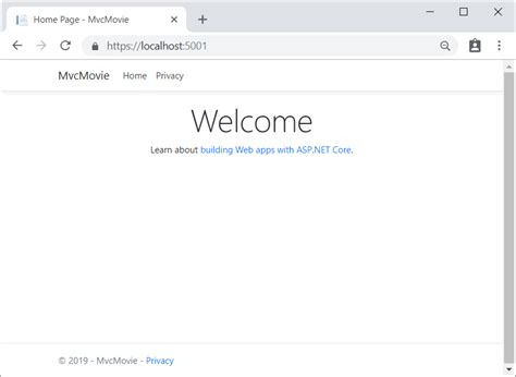 get started with asp core mvc microsoft docs