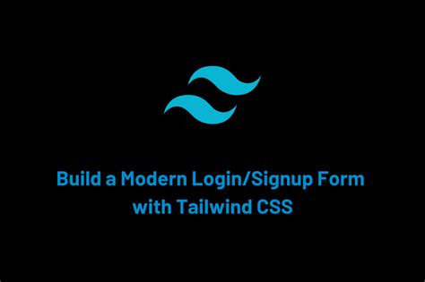 build a modern login signup form with tailwind css and react