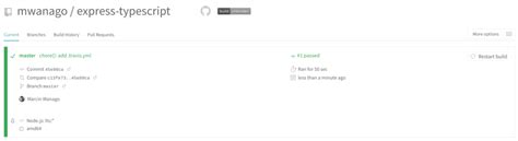 typescript express tutorial 12 creating a ci cd pipeline