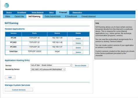 ‎how to bgw210 port forwarding for 2 devices or more atandt community