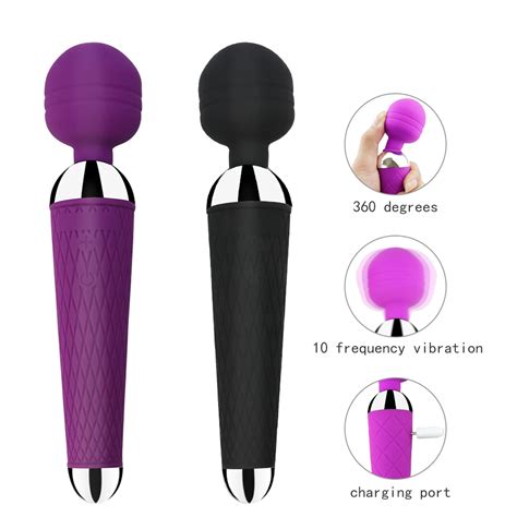Powerful Magic Wand Av Vibrator Sex Toys For Woman Clitoris Stimulator