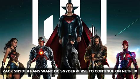 Zack Snyder Fans Want Dc Snyderverse To Continue On Netflix Keengamer