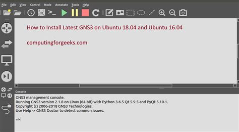 how to install gns3 on ubuntu 18 04 16 04 20 04 computingforgeeks