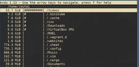 how to analyze disk usage on linux using ncdu computingforgeeks