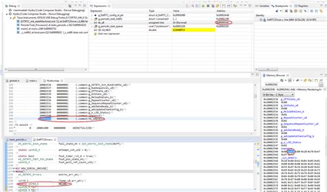 ccs debugging issue with a static variable expressions pane reports