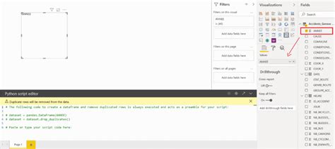 how to use the python integrator in powerbi