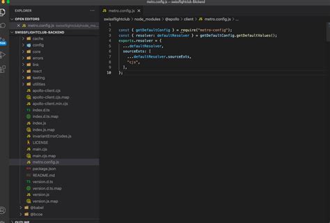 error while trying to resolve module apollo client react native