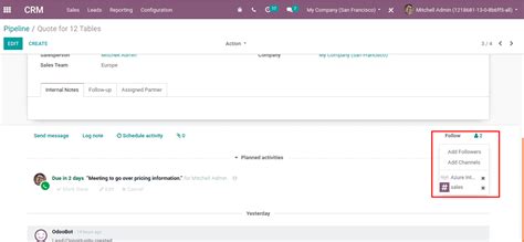 how to create server actions in odoo 13