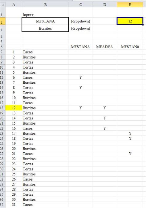 multiple criteria index match countif in excel to return a cell value