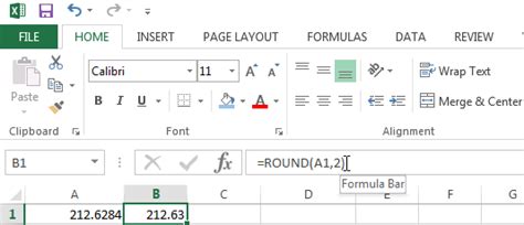 rounding functions excel tutorial for excel 2013