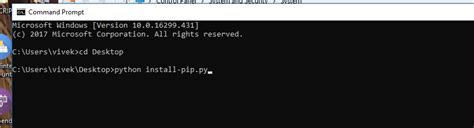 how to install and use pip using cmd