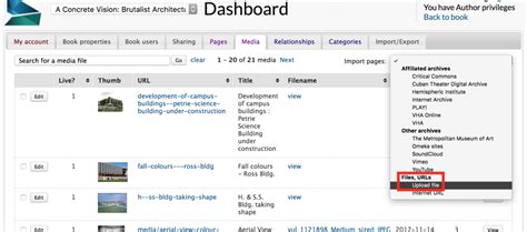 importing media digital publishing with scalar