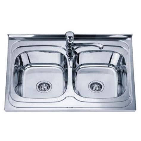 Двойна мивка за кухня Cascada Алпака 80x60x18cm Кухненски мивки
