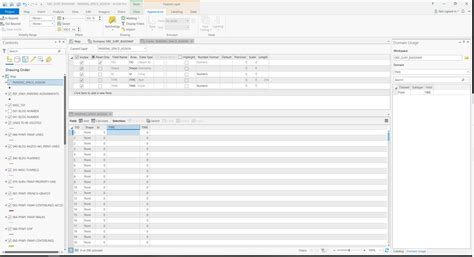 solved trying to apply drop down domain to attribute tabl esri