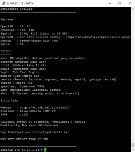 script auto install ssh and openvpn untuk vps debian 7 32