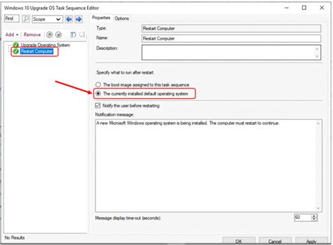 deploy windows 10 feature update using sccm task sequence