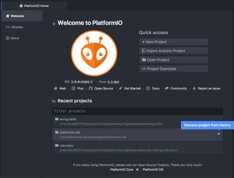 platformio ide 2 0 preview announcements platformio community