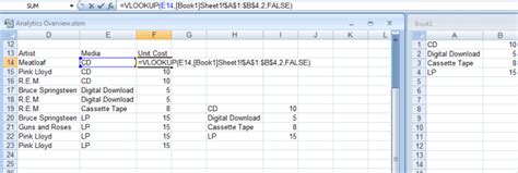 how to use the vlookup formula in functions in excel 2007