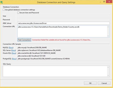 no suitable driver found for jdbc mysql localhost 3306