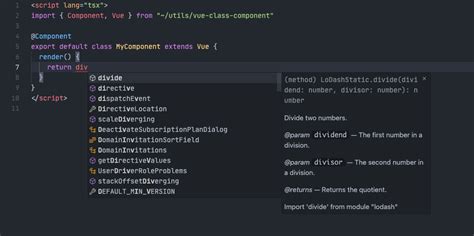 no vs code autocomplete · issue 606 · vuejs vue class component · github