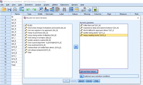 recode into same variable in spss javatpoint
