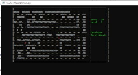 github tarun narain pacman cpp pacman game in c save and reume