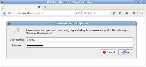 ubuntu 18 04 lts apache2 basic authentication server