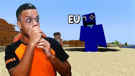 Trolei Meu Amigo Sendo O Azul BabÃo No Minecraft Rainbow Friends