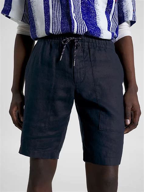 Shorts Harlem Relaxed Fit In Lino Blu Tommy Hilfiger
