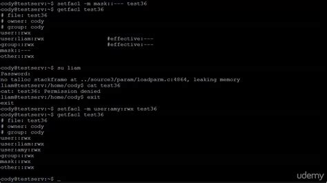 026 bonus video managing file permissions with acls getfacl setfacl