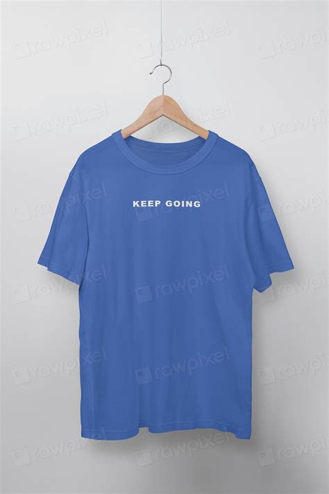 Printed Oversized T Shirt Mockup Blue Premium Psd Mockup Rawpixel