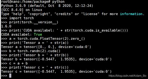 jetson nano安装pytorch详解 oomelloo的博客 csdn博客 jetson pytorch