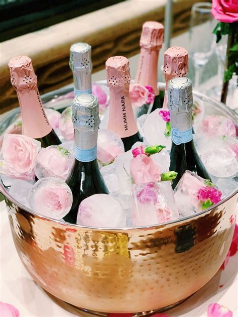 Floral Ice Cubes Bridal Shower Brunch Floral Ice Bridal Shower