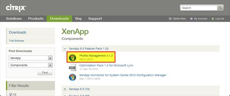 install and configure profile management for citrix xenapp 6 5