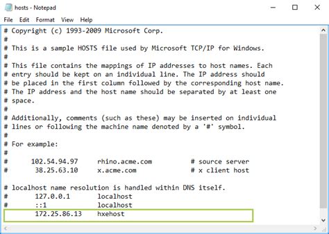 edit the hosts file tutorials for sap developers