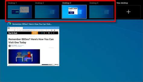 how to move a window to another virtual desktop on windows 10