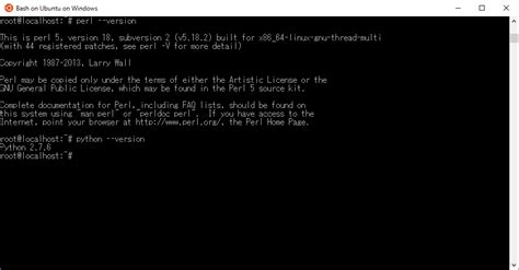 windows 10 の bash on ubuntu on windows をインストールしてrubyでhello world