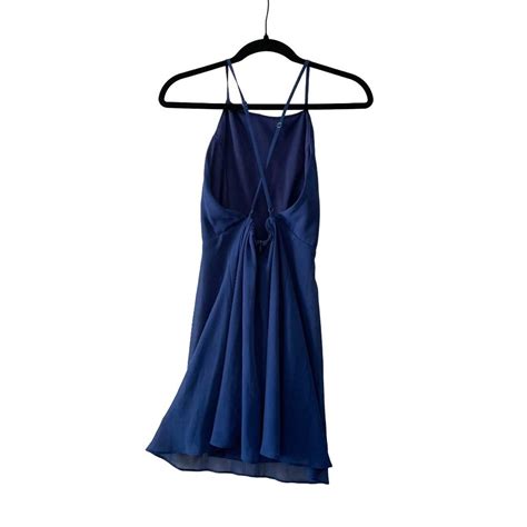Lulus Letter Of Love Navy Blue Backless Skater Dress … Gem