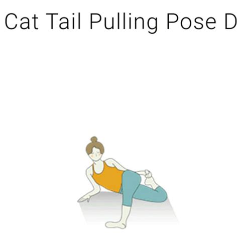 Cat Pulling Tail Pose By 𝔻𝕖𝕤𝕖𝕣𝕥 𝔽𝕠𝕩🦊 🌟 Exercise How To Skimble